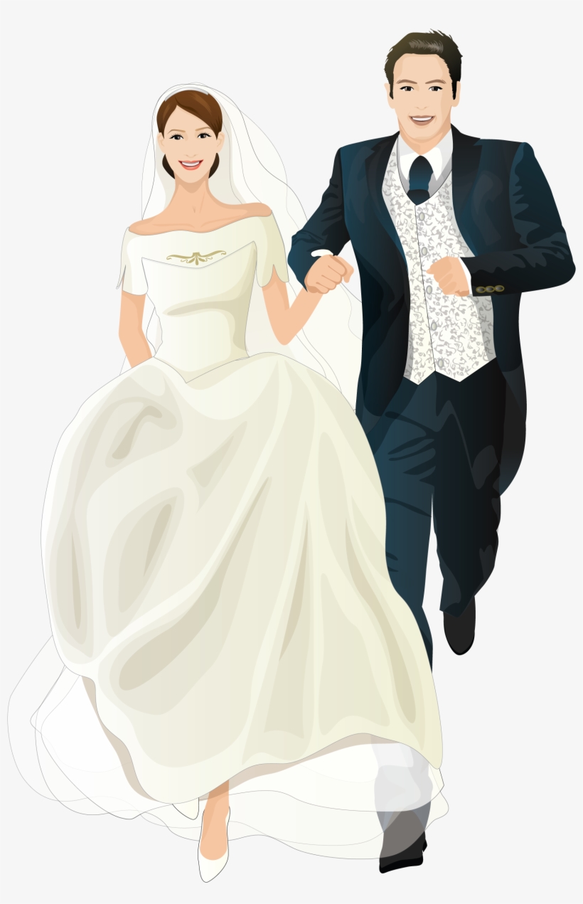 Wedding Illustration - Wedding Vector Transparent PNG - 1713x2638 ...