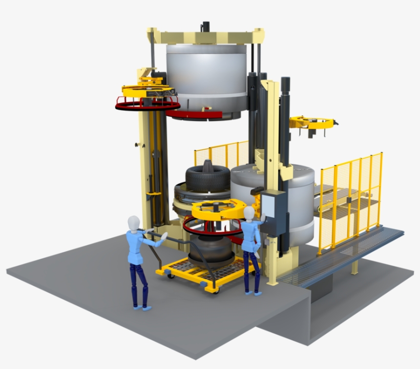 Hydraulic Curing Press For Truck, Bus And Light Agricultural - Tyre ...