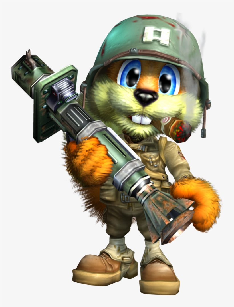 Dk Vine • Gallery • Conker - Conker's Bad Fur Day Bazooka Transparent ...