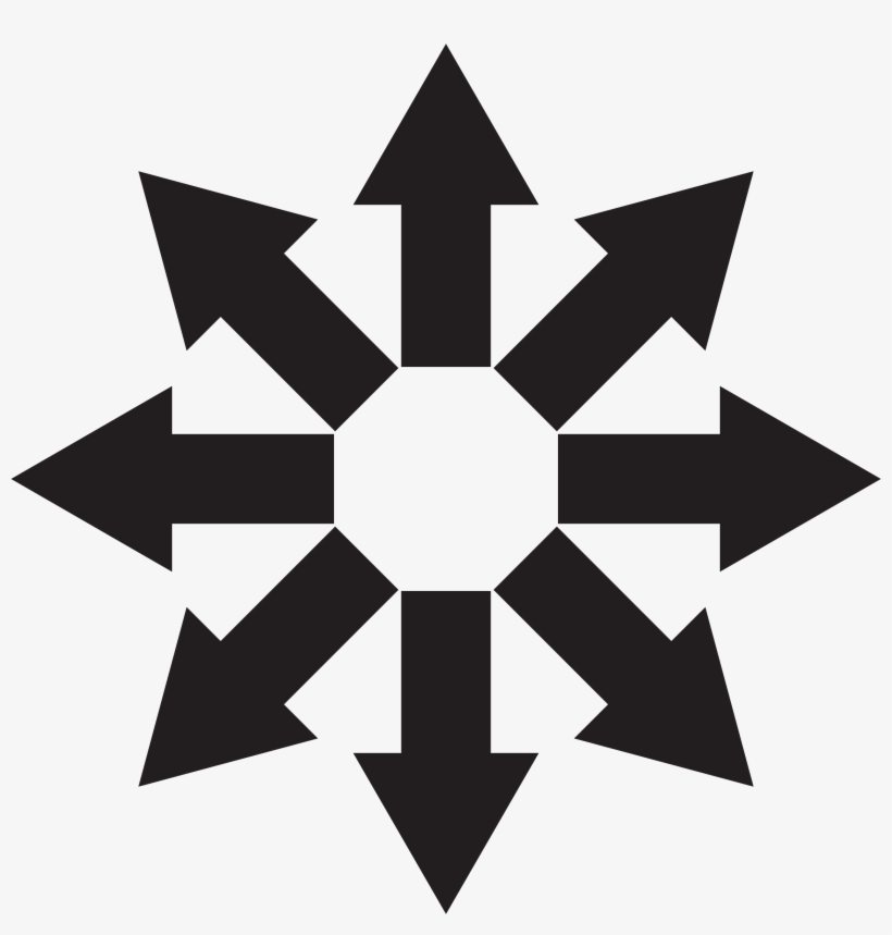 8 Direction Compass Clipart