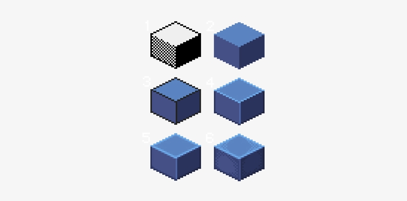 Download Pixel Shading Blocks - Pixel Art Isometric Shading - HD ...