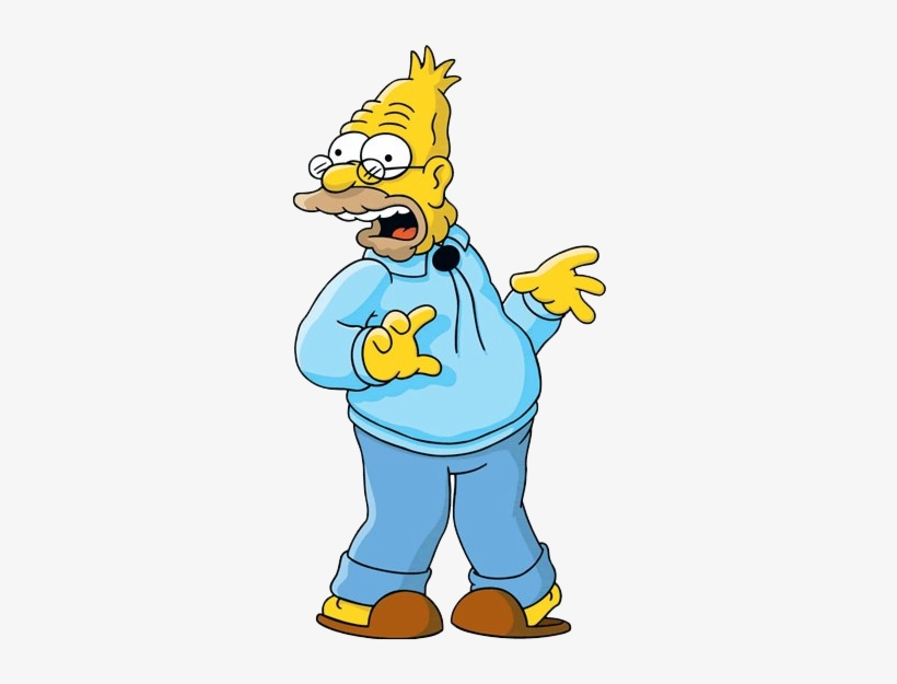 Download Abraham Simpson - Shading - Simpsons Grandpa - HD Transparent ...