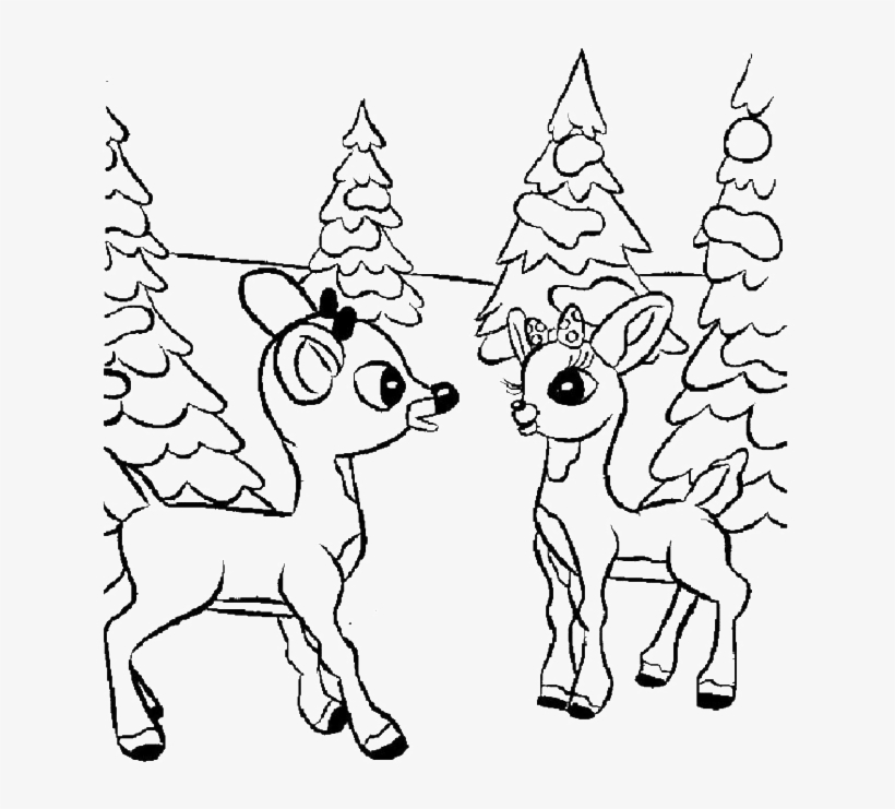 Clarice Reindeer Drawing