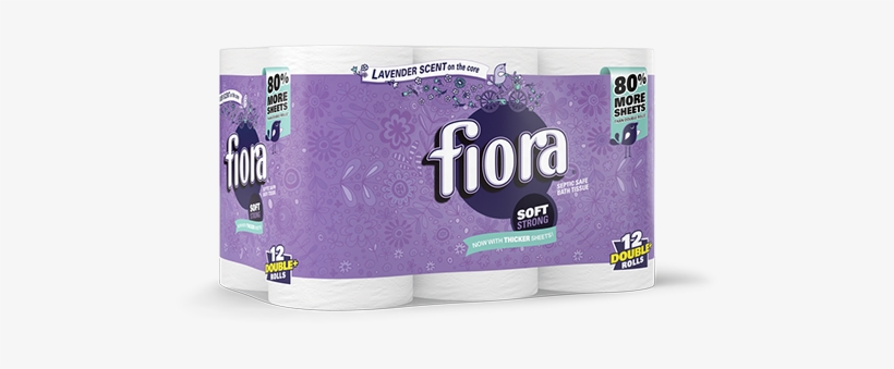Fiora Lavender Scented Core Toilet Paper Double Rolls - Fiora Bath ...