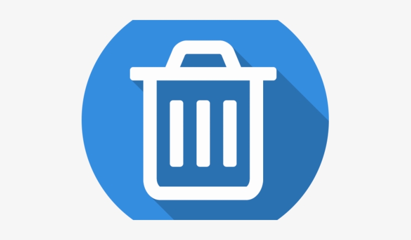Download Recycle Bin - Trash Circle Icon Png - HD Transparent PNG ...