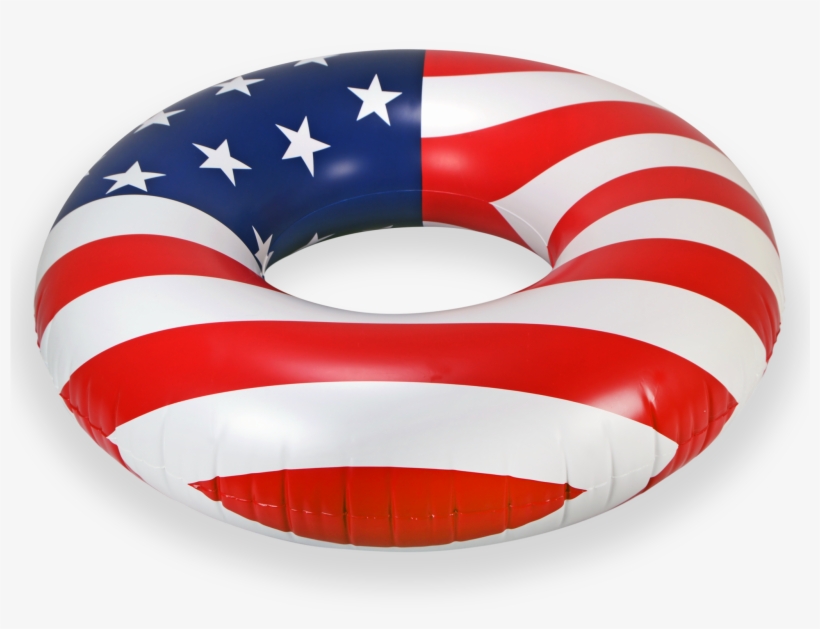 American Flag Round Tube Pool Float Rsvlts Png Patriotic - Inflatable ...