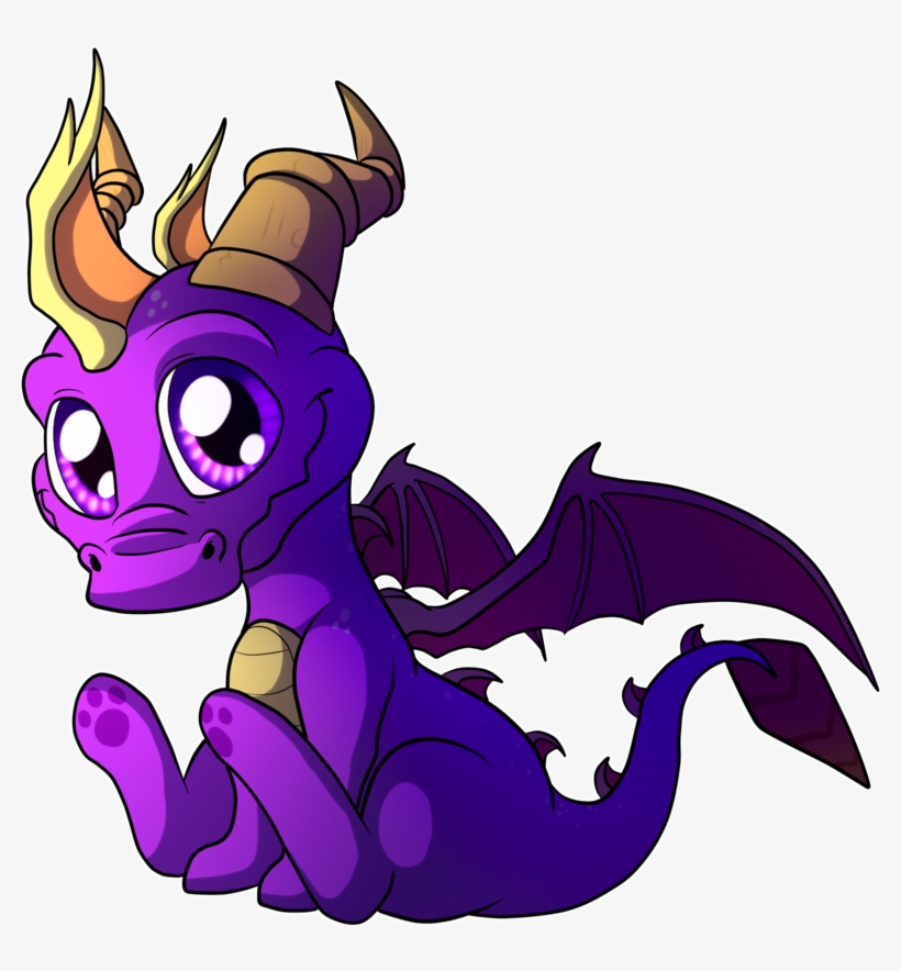 Spyro The Dragon - Spyro Chibi Png Transparent PNG - 914x875 - Free ...