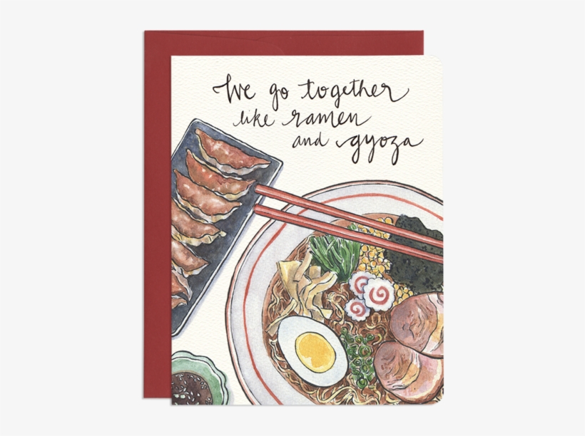 Ramen & Gyoza - Ramen Greeting Card Transparent PNG - 600x600 - Free ...