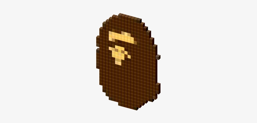 View Cursor On T-shirt - Bape Pixel Art Transparent PNG - 330x418 ...