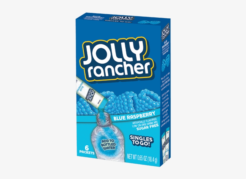 Jolly Rancher Blue Raspberry Singles To Go - Jolly Rancher Logo ...