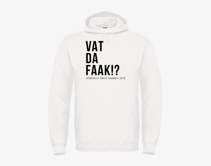 Vad Da Faak - Black Hoodie With Text Transparent PNG - 499x587 - Free ...