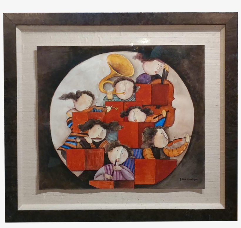 Download Orchestra Drawing Watercolor Black And White Library ...