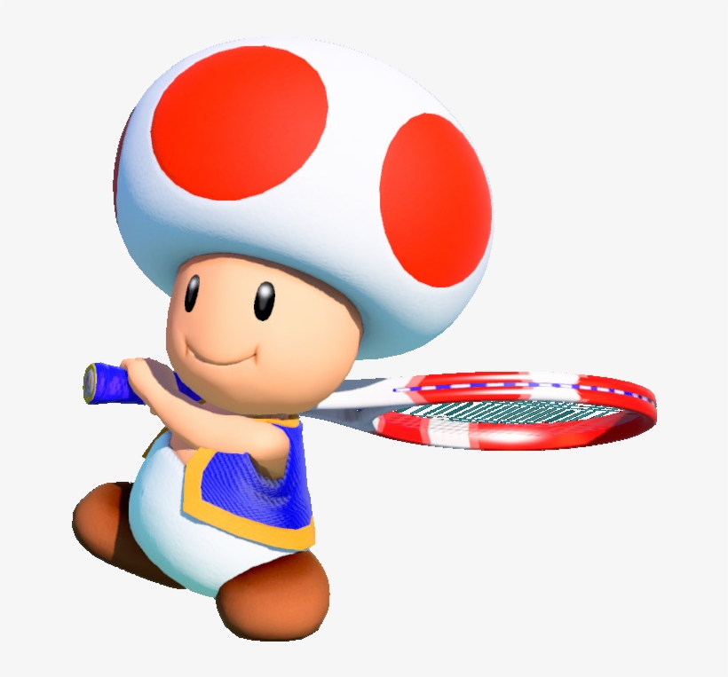 Toad - Super Mario Tennis Aces Transparent PNG - 992x1052 - Free ...
