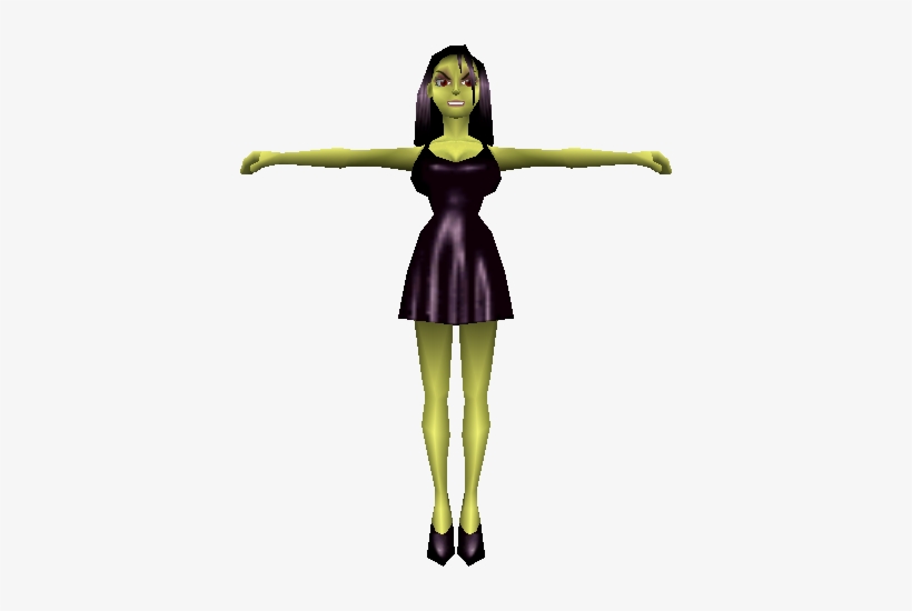 Sexy Gruntilda Model - Banjo Kazooie Gruntilda Transparent PNG ...