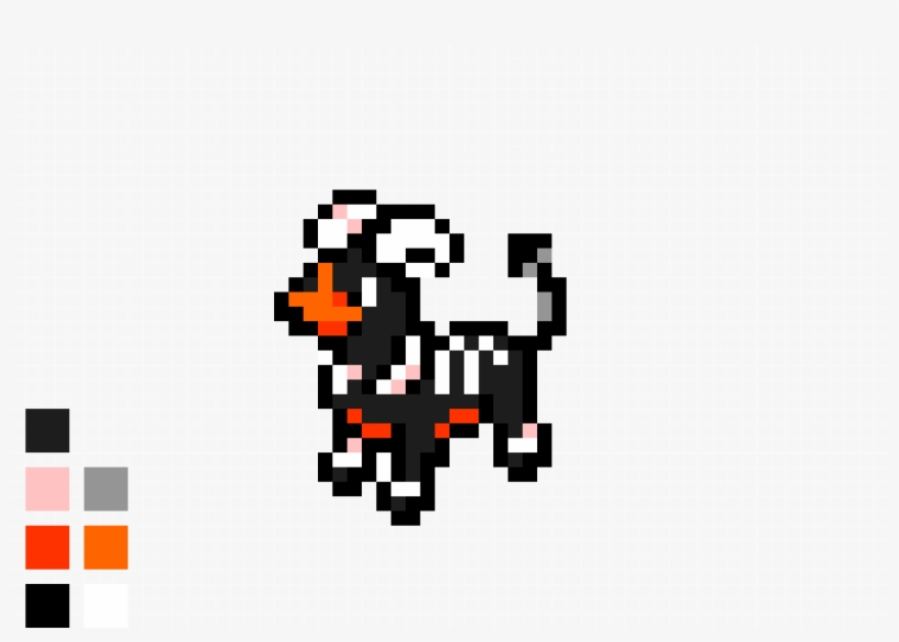 Houndoom Pixel Art - Pixel Art Pokemon Houndoom Transparent PNG ...