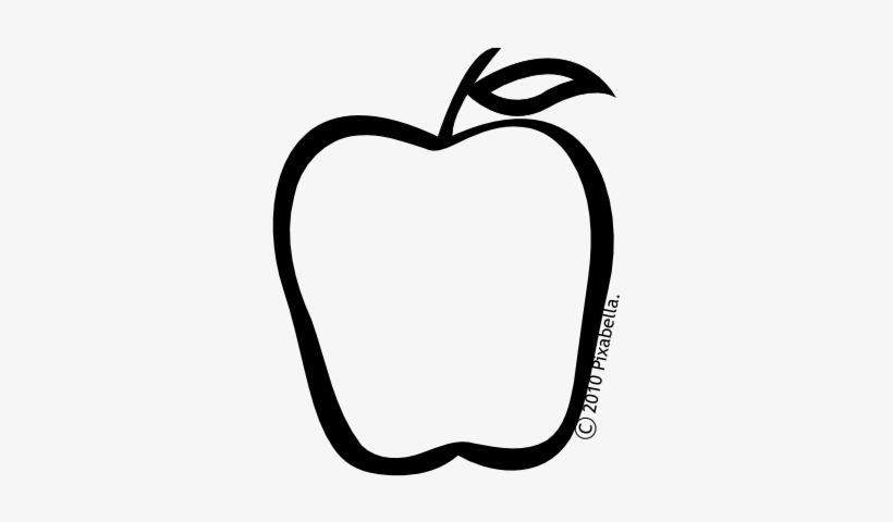 Apple Clip Art Black And White