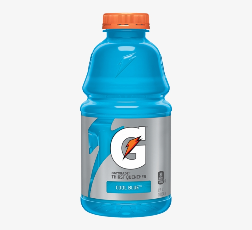 Gatorade Transparent Blue - Gatorade Cool Blue 32oz Transparent PNG ...
