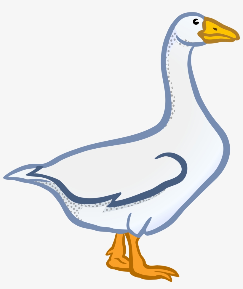 Clipart Goose Coloured Image - Goose Clip Art Transparent PNG ...