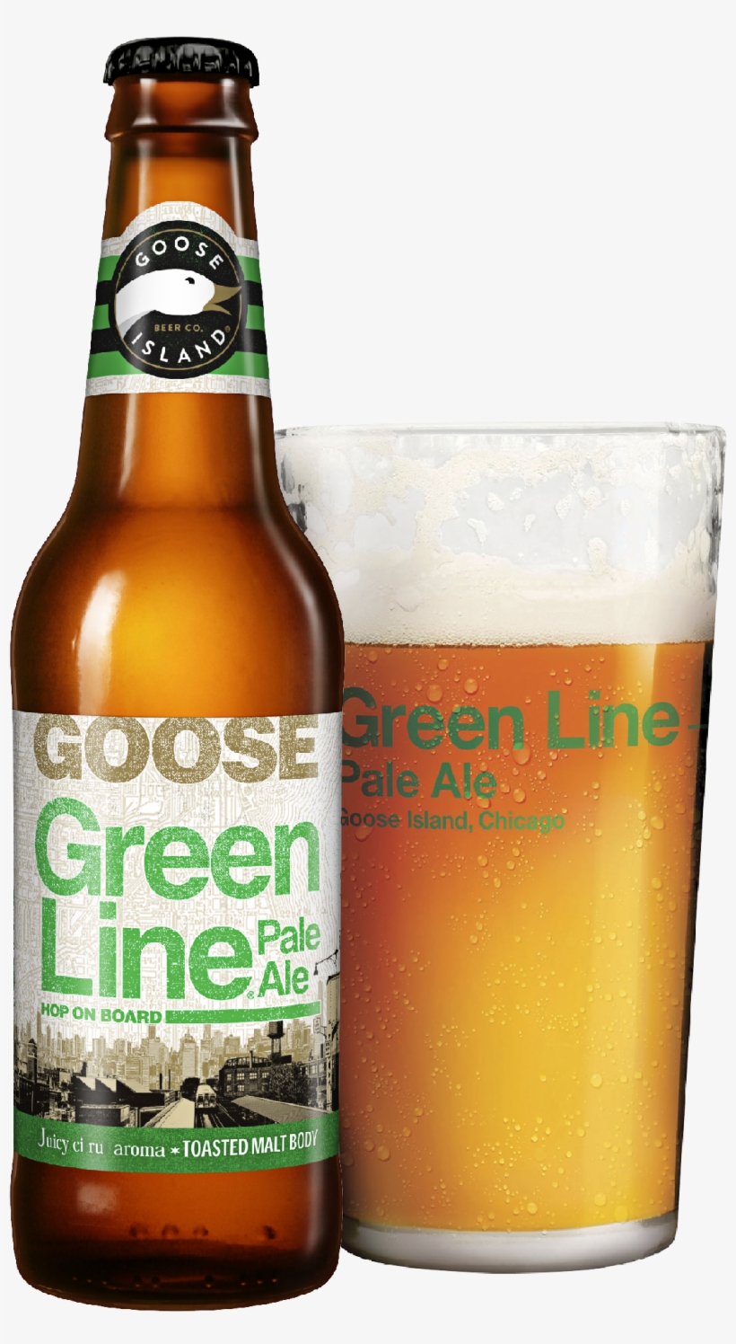 Goose Island Green Line Pale Ale Beer Sampling - Goose Island Green ...