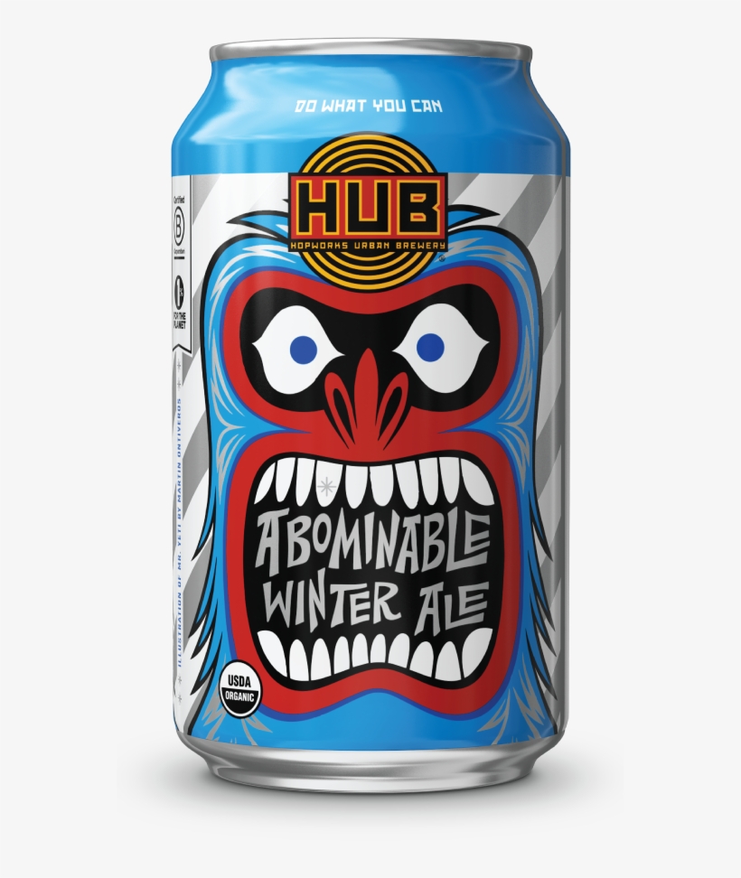 Abominable-12oz - Hopworks Transparent PNG - 948x1050 - Free Download ...