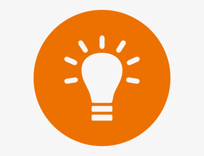 Light Bulb Clipart Orange - Data Alert Transparent PNG - 550x550 - Free ...