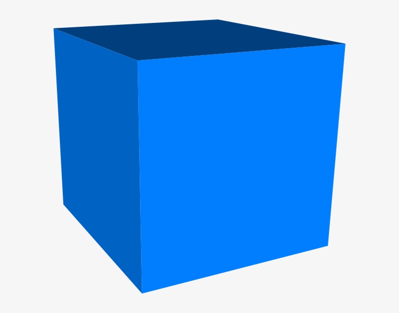Cube - Cube Blue Transparent PNG - 600x563 - Free Download on NicePNG