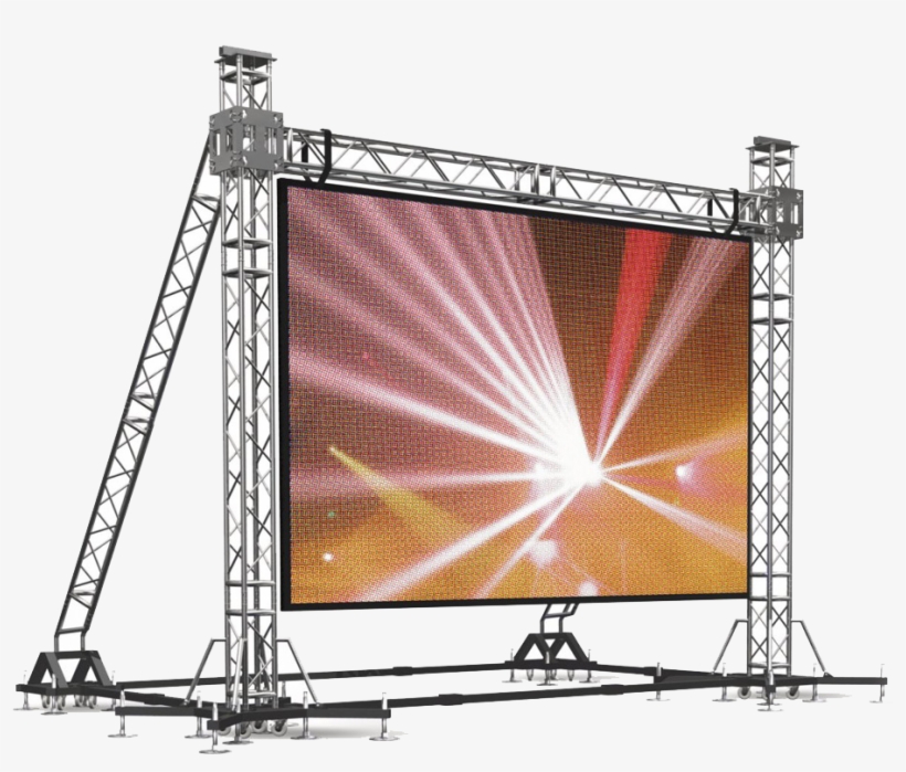 Download Led Screen - Truss For Led Screen - HD Transparent PNG ...