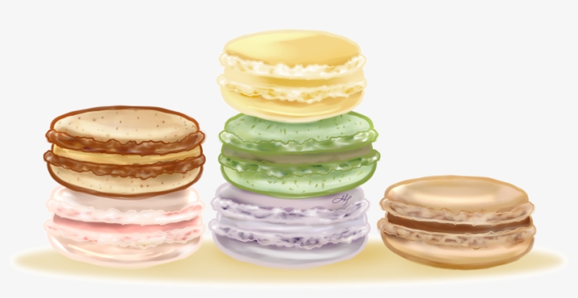 Macarons And Macaroons - Drawing Transparent PNG - 933x437 - Free ...