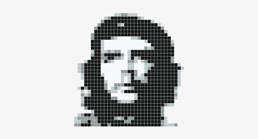 Che Guevara - Che Guevara Pixel Art Transparent PNG - 350x450 - Free ...