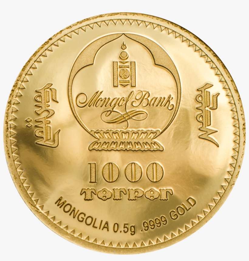 Che - Mongolian Gold Coin Genghis Khan Transparent PNG - 910x910 - Free ...