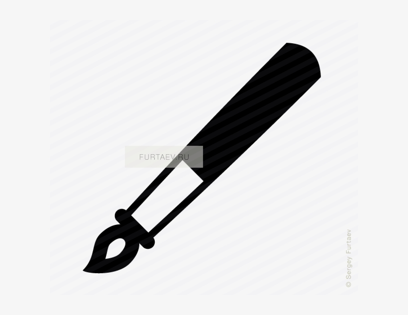Vector Icon Of Paintbrush - Hand Tool Transparent PNG - 620x553 - Free ...