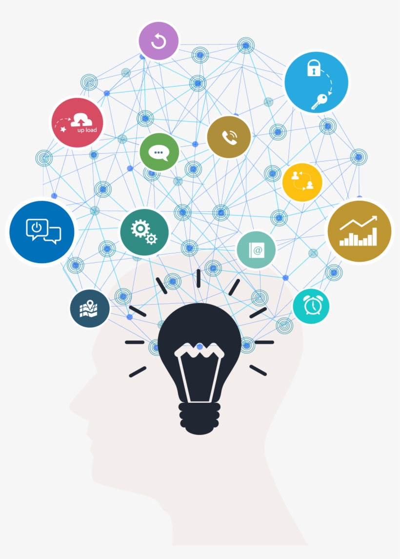 Creativity Vector Brain Background - Creativity Transparent PNG ...