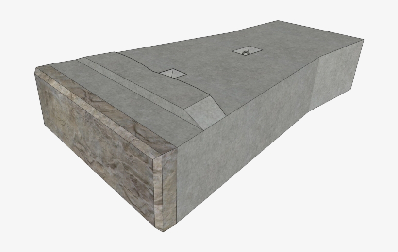 Recon Full Base Block - Retaining Wall Block Transparent PNG - 800x468 ...