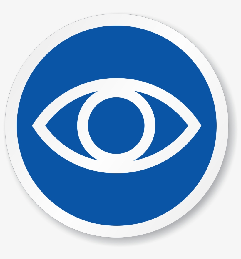 Eye Symbol Iso Circle Sign - Eye Lens Vector Transparent PNG - 800x800 ...