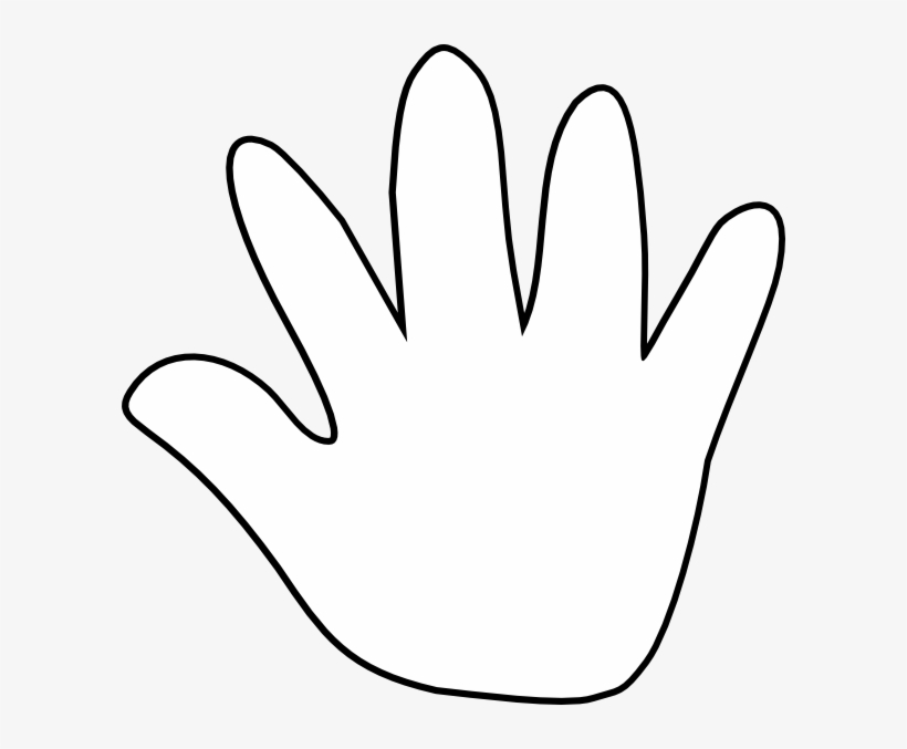 White Hand Print Transparent PNG - 600x597 - Free Download on NicePNG