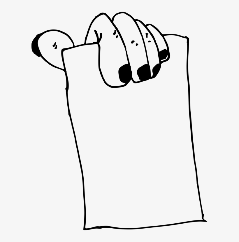 Paper Computer Icons Drawing Download Cartoon - Hand Holding A Paper ...