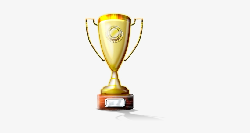 Gold Trophy Icon - 3d Trophy Icon Png Transparent PNG - 400x400 - Free ...
