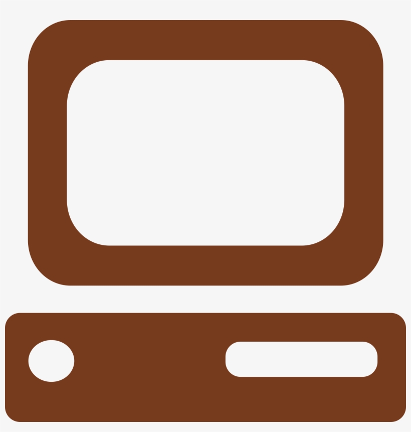 Computer Free Simple Oldschoolputer Clipart Clipart - Simple Computer ...