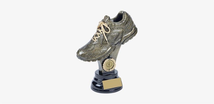 Golden Shoe Trophy - Running Trophies Transparent PNG - 464x348 - Free ...