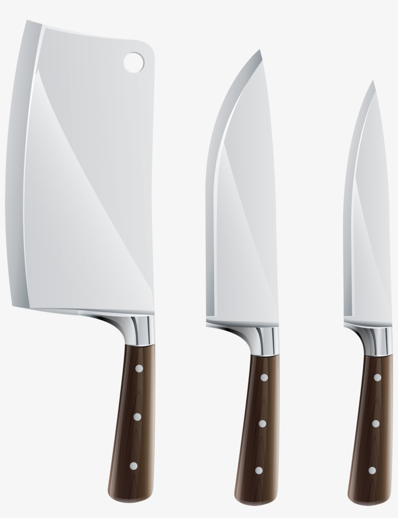 Kitchen Knife Set Png - Kitchen Knives Clipart Transparent PNG ...