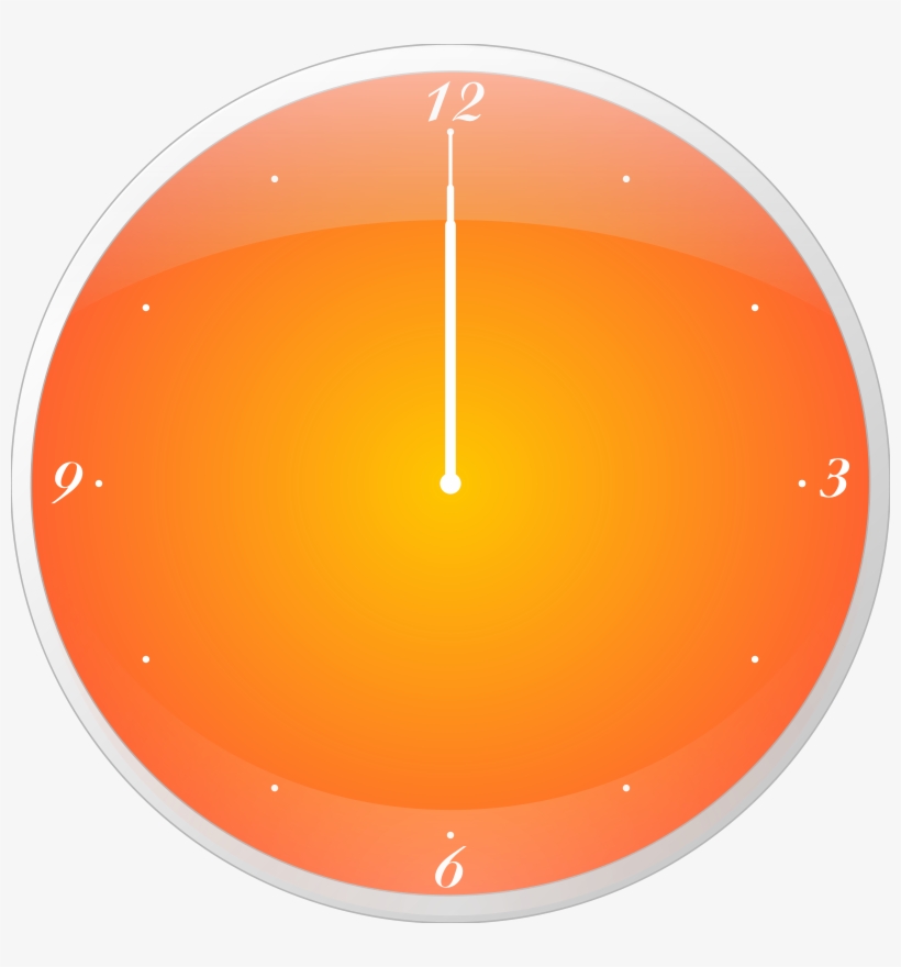 Clock Vector Png Orange Transparent PNG - 800x800 - Free Download on ...
