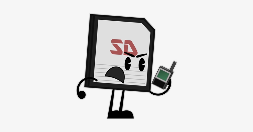 Sd Card - Object Shows Sd Card Transparent PNG - 354x350 - Free ...