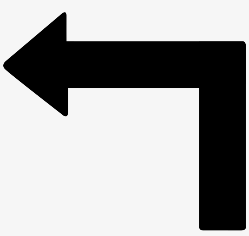 Download Turn Left Arrow - Turn Left Arrow Png - HD Transparent PNG ...