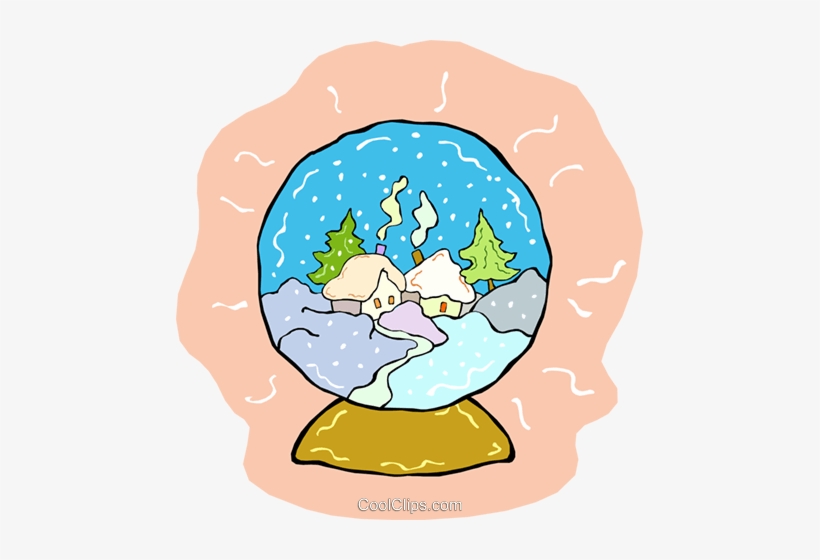 Download Snow Globe Royalty Free Vector Clip Art Illustration - HD ...
