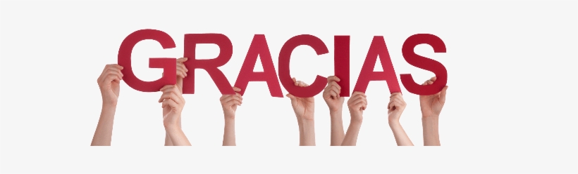 Gracias Manos - Sign Transparent PNG - 600x241 - Free Download on NicePNG
