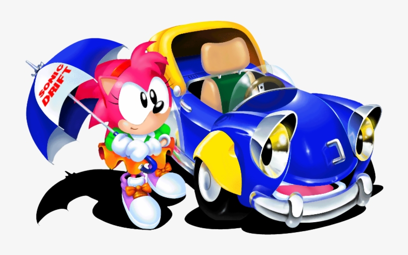 Amy With Car - Amy Rose Sonic Drift Transparent PNG - 728x440 - Free ...