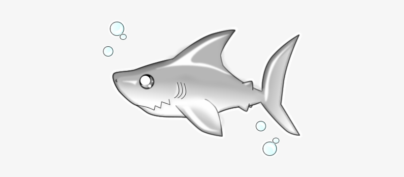 Chibi Shark By Mbpanther 449×332 Pixel Shark Week, - Shark Chibi ...