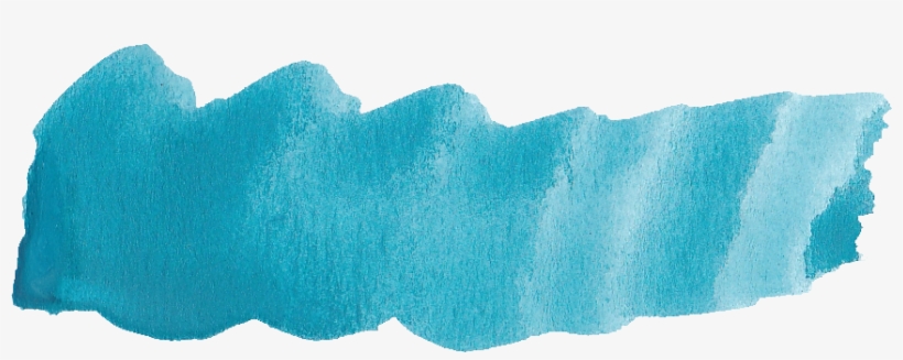14 Turquoise Watercolor Brush Stroke - Turquoise Watercolor Png ...