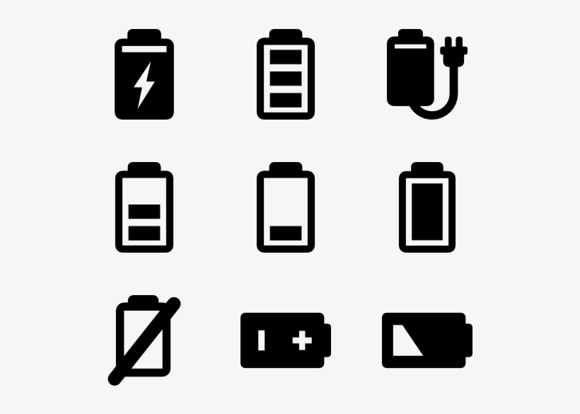 Battery Loading Status - Battery Icon Transparent PNG - 600x564 - Free ...