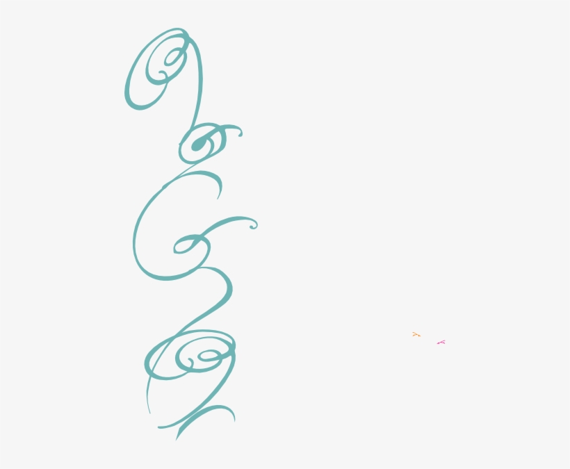 Decorative Line Blue Png - Blue Left Side Border Transparent PNG ...